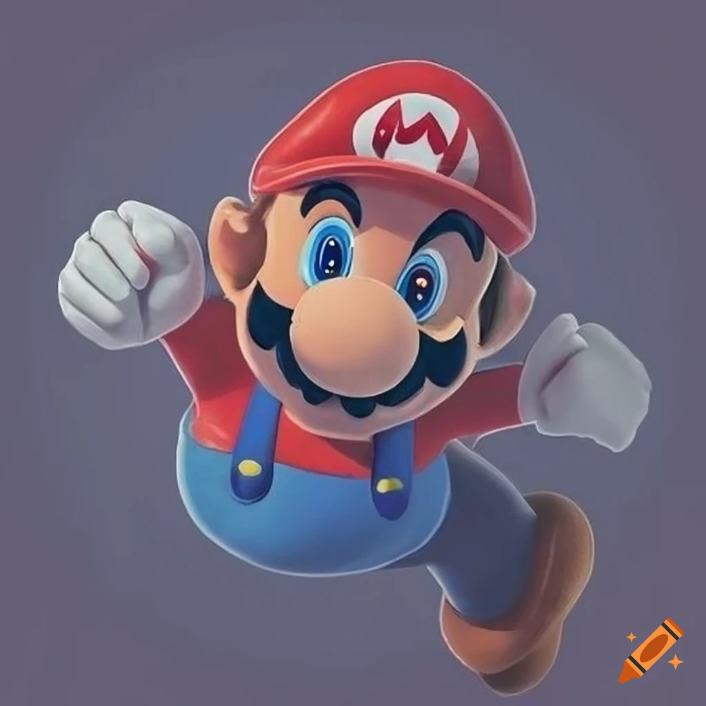 Mario poster on Craiyon