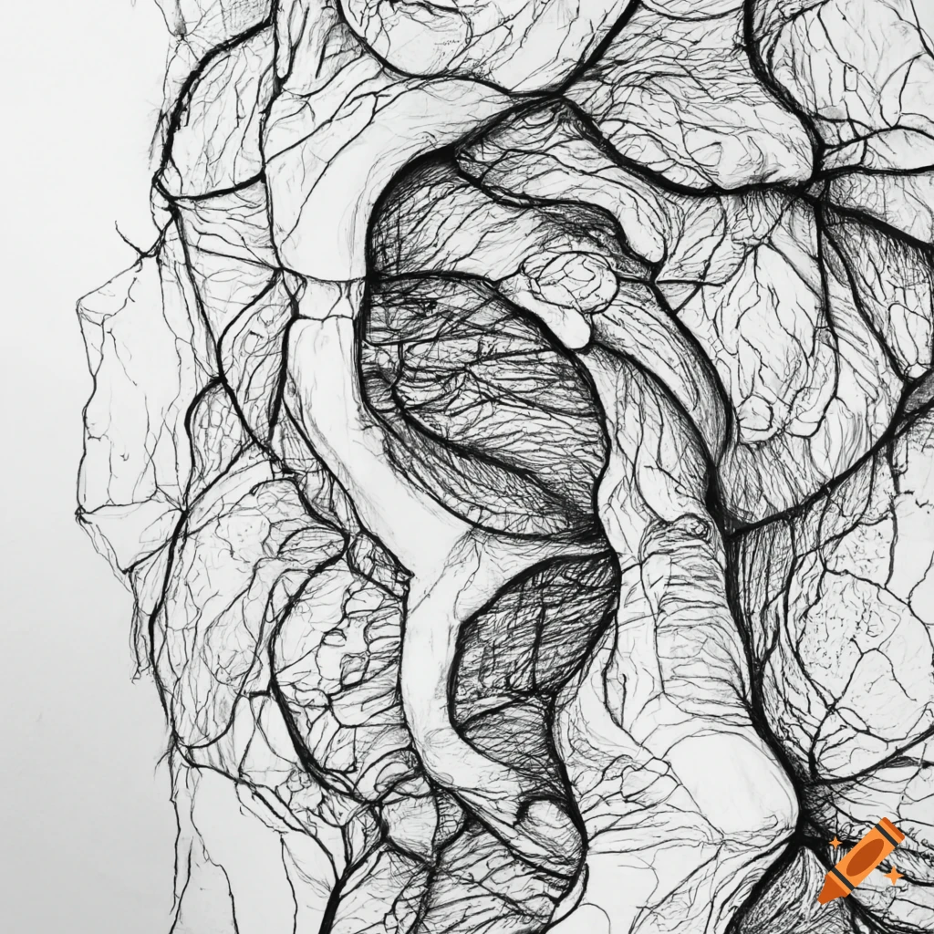 Drawing: pattern vein on Craiyon