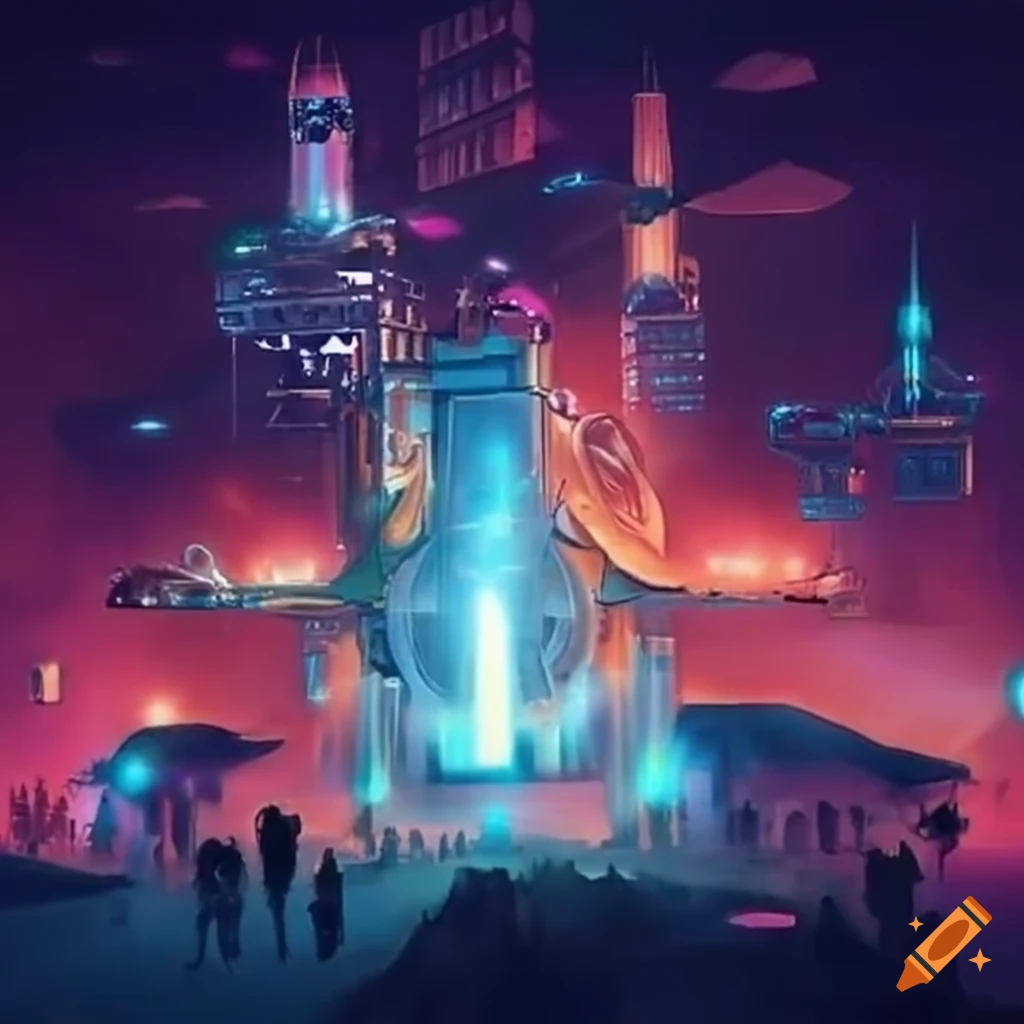 Space big town future fantastic