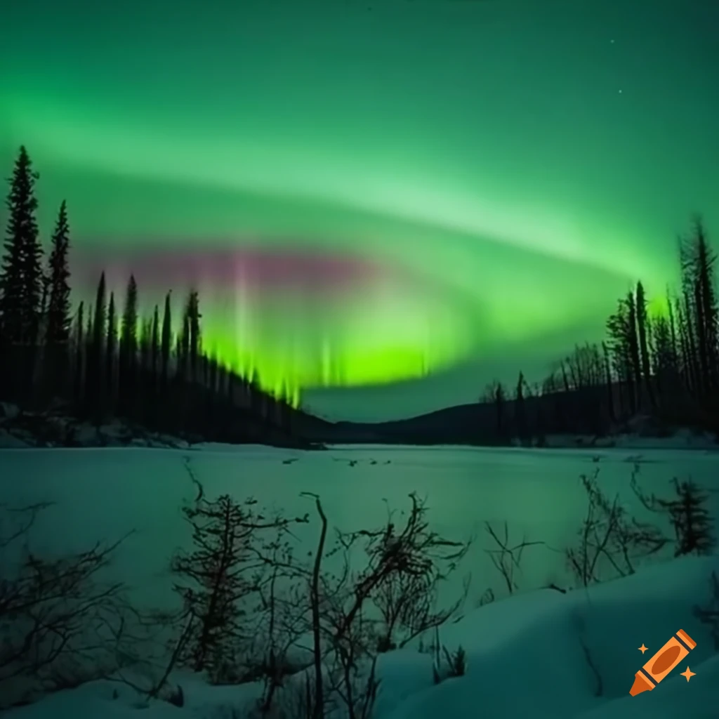 Northern lights in alaska