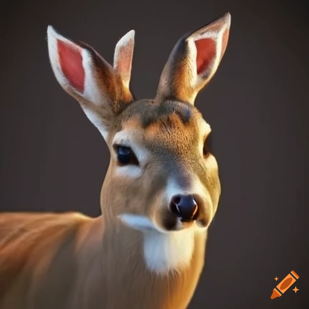 A deer and a rabbit hybrid on Craiyon