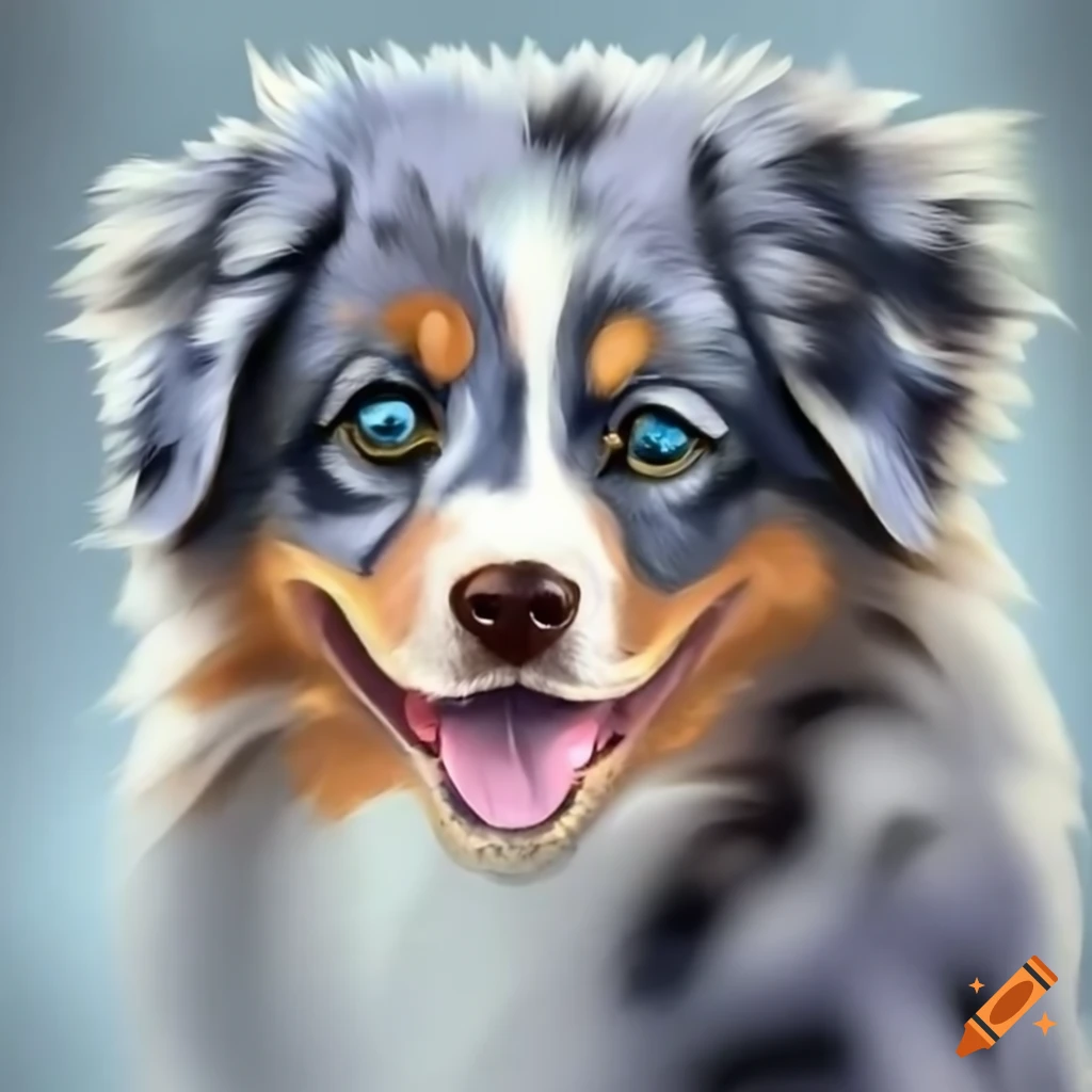 Puppy aussie on Craiyon