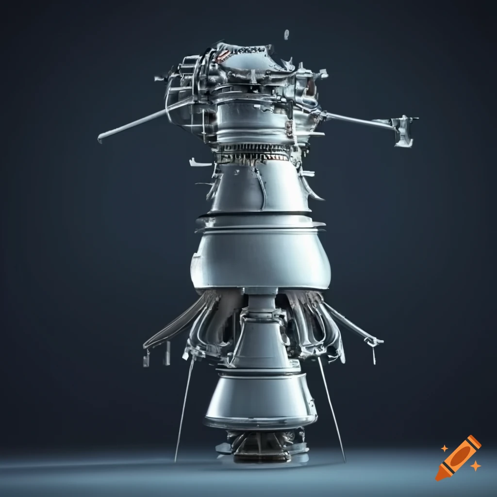 Rocket engine on Craiyon