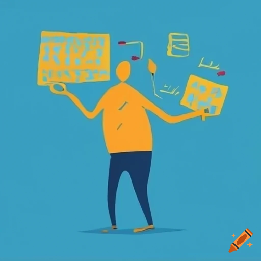 Sketch_of_someone_standing_up__being_the_busy_project_manager_and ...