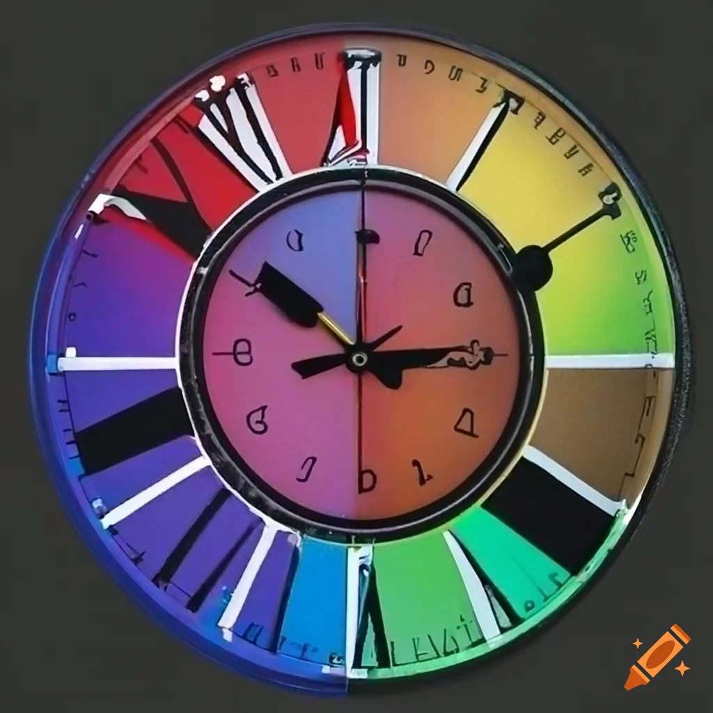 Clock color full-size