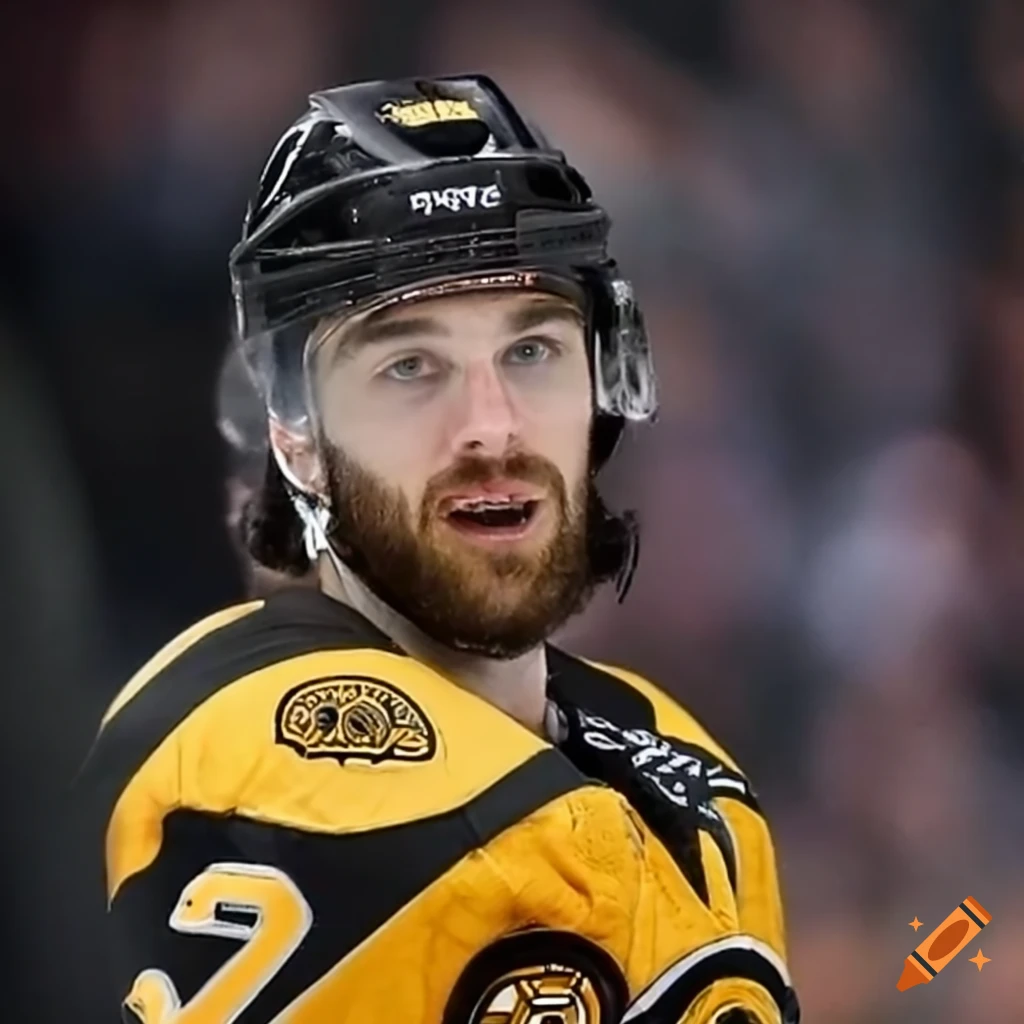 Brett goldstein as a center forward for the boston bruins