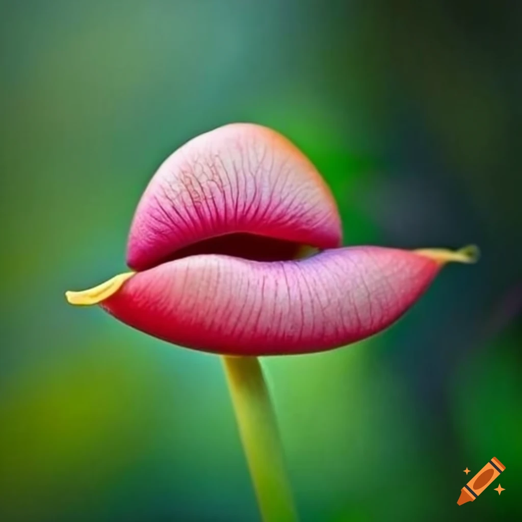 Flower That Looks Like Lips FLOWER JELLY LIPSTICK THAT CHANGES COLOR!