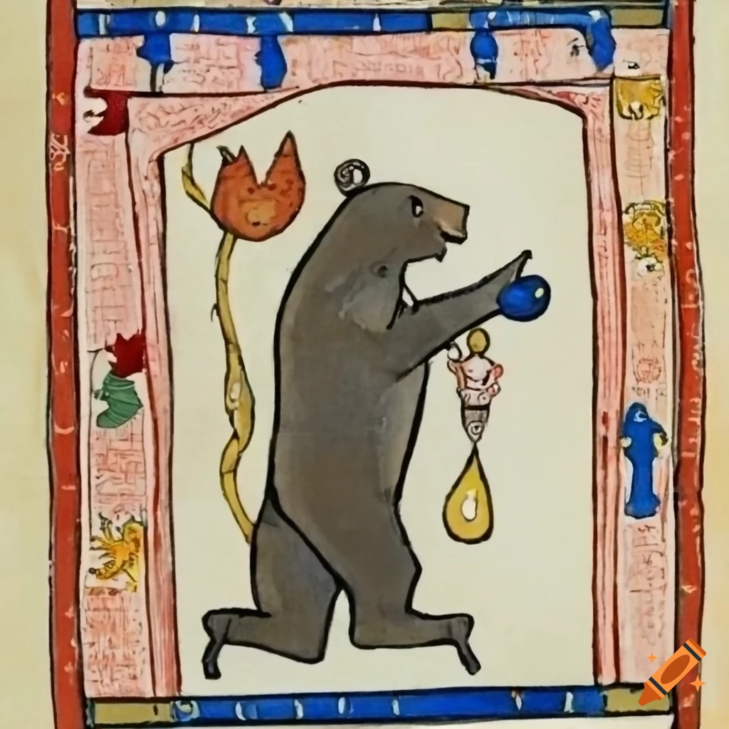 Codex manesse bear on Craiyon