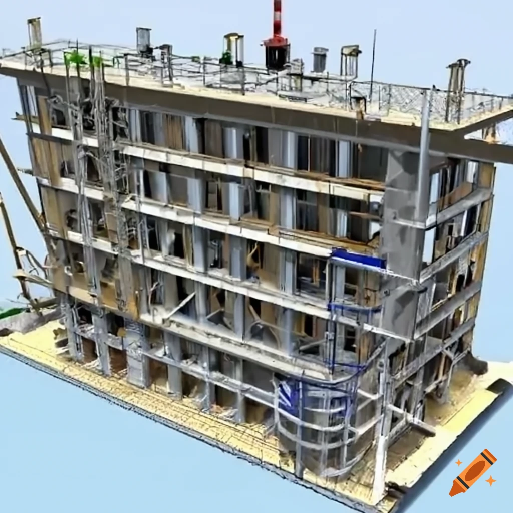 3d hydraulic building project