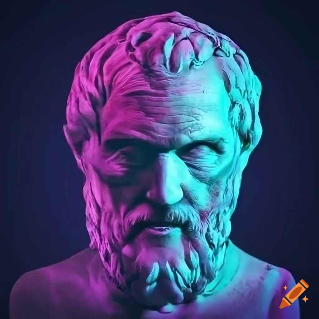 Greek philosopher profile picture but make it cool and modern ...