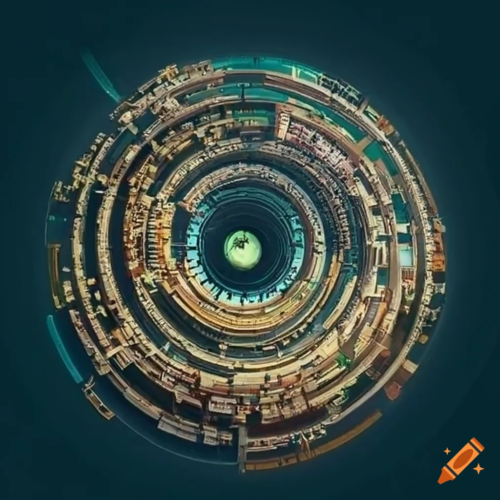 Circular city detailed layout design