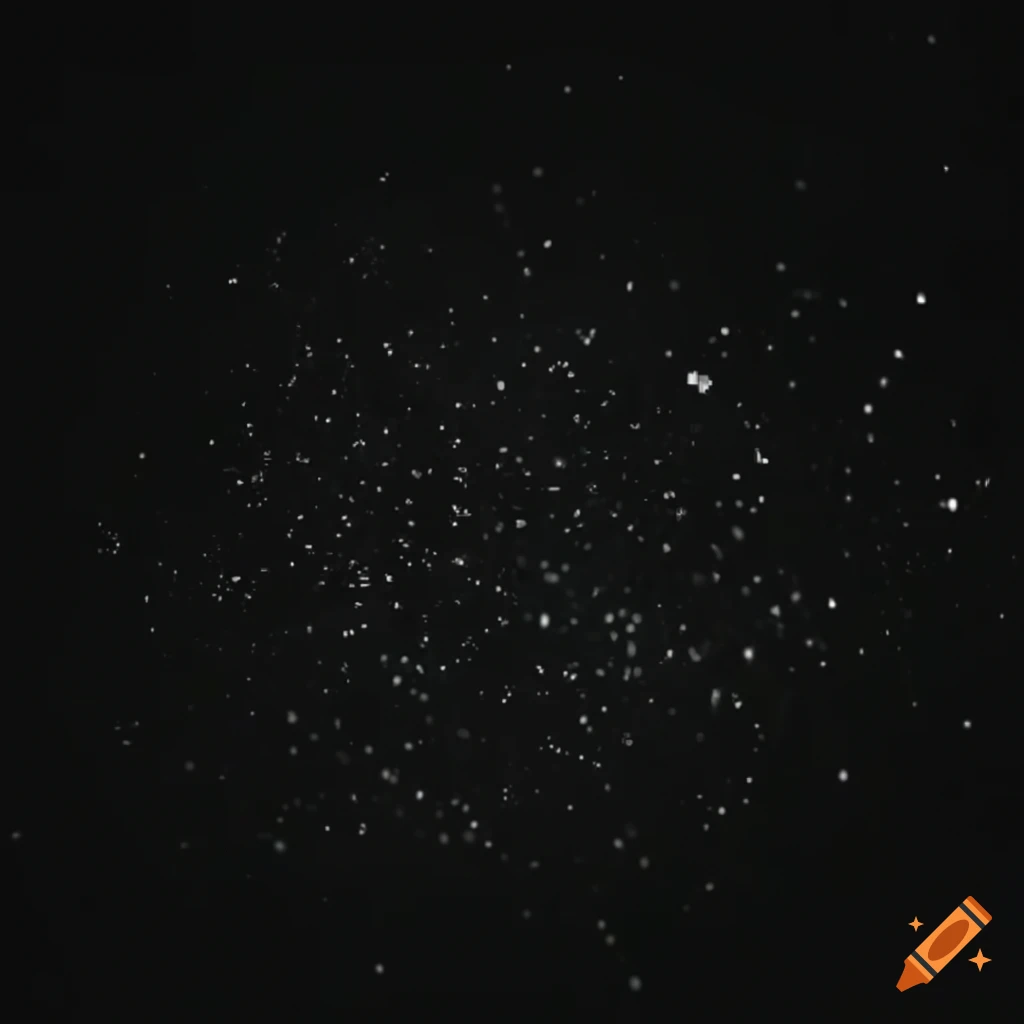 Black particles like dust on a white background
