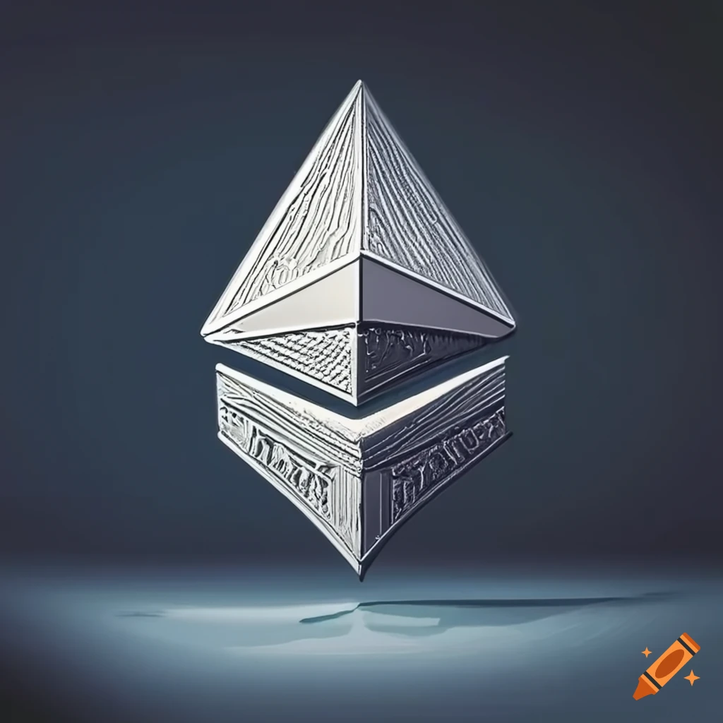 Ethereum engraving in the rock