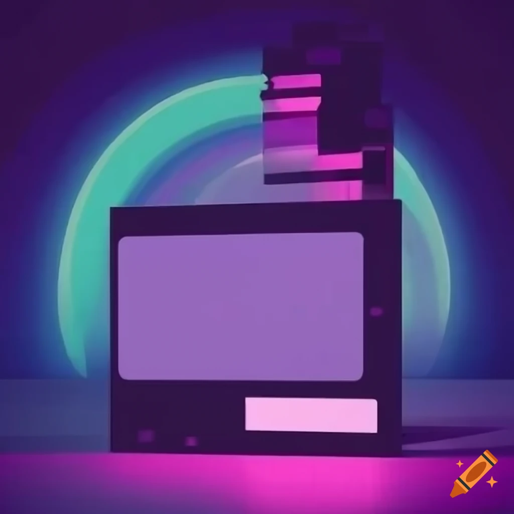Vhs video cassette retro style futuristic
