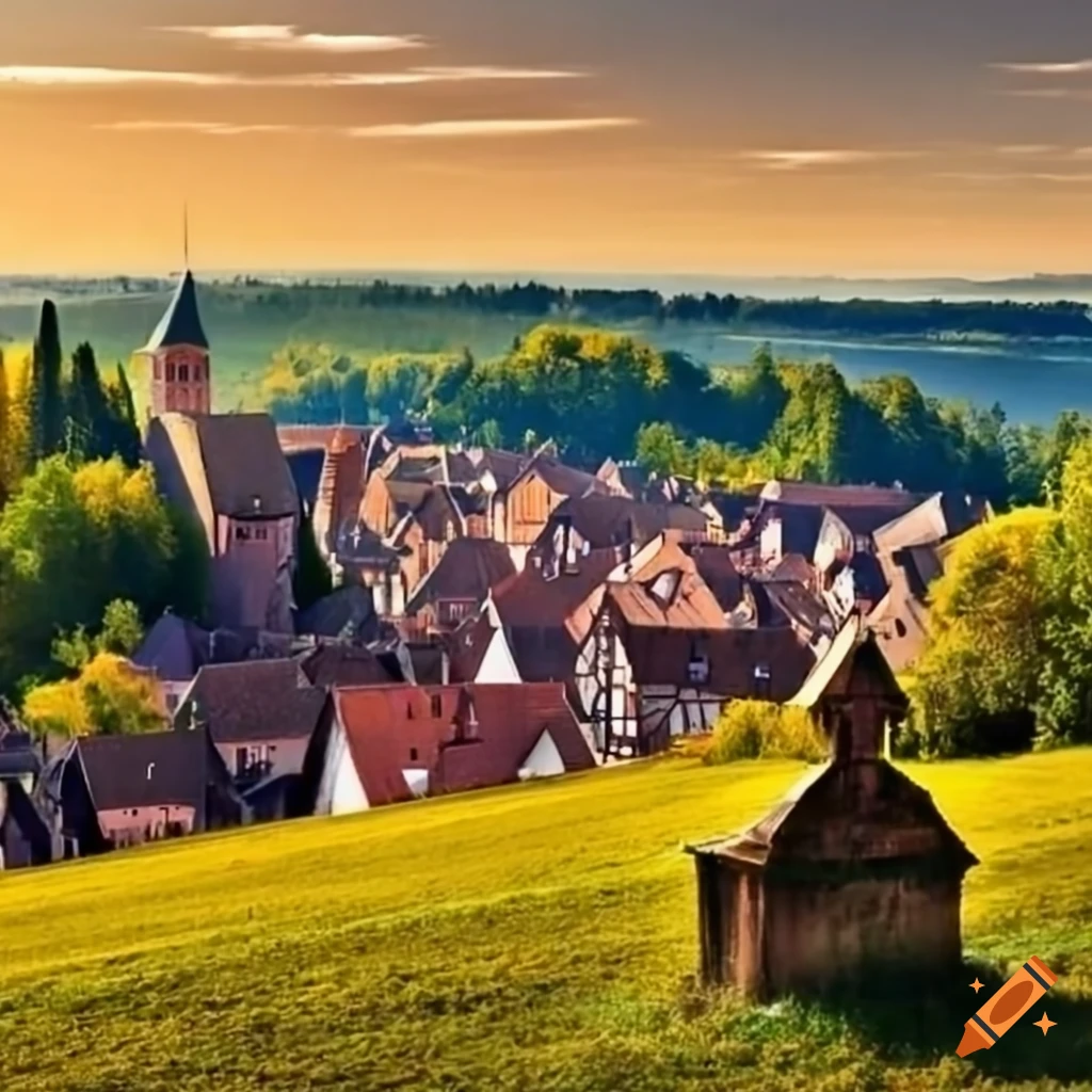 Brumath, a town in the Bas-Rhin department in Grand Est, France on Craiyon