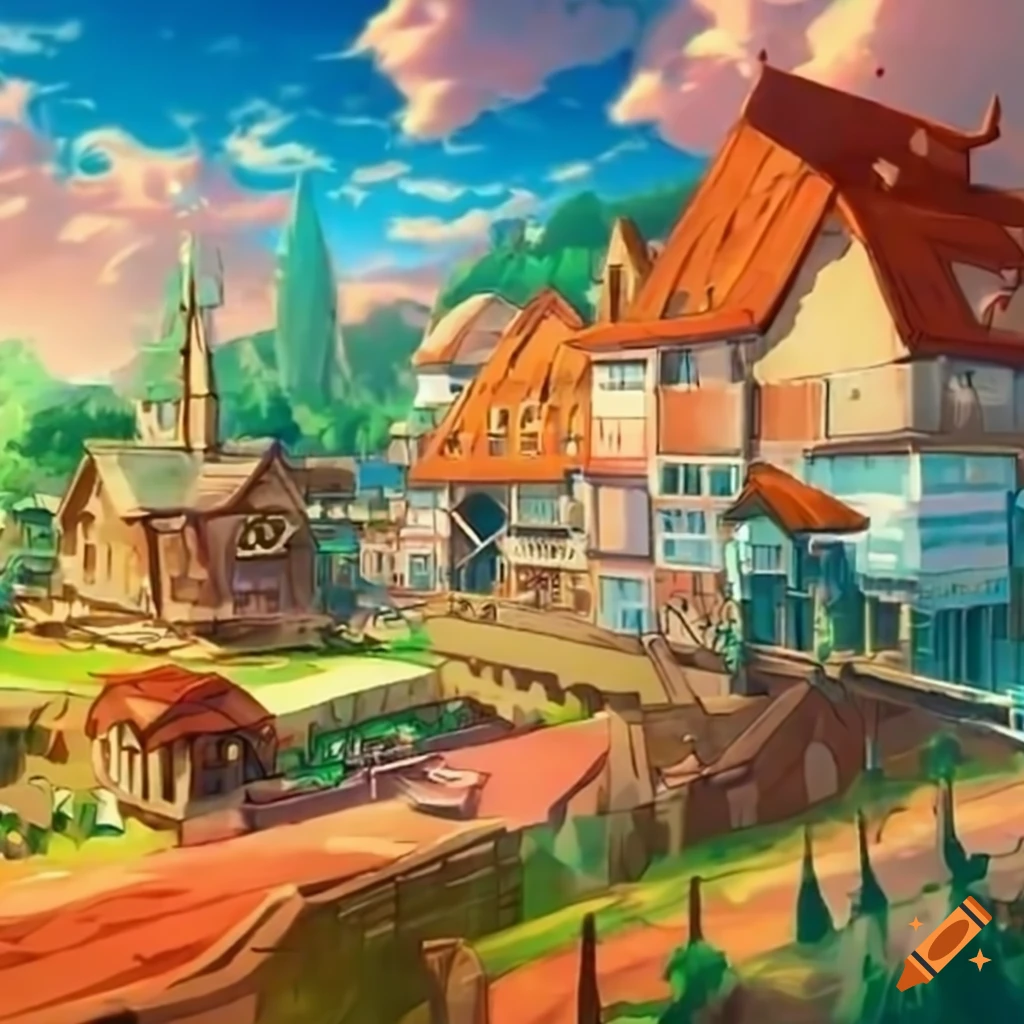 A best anime village
