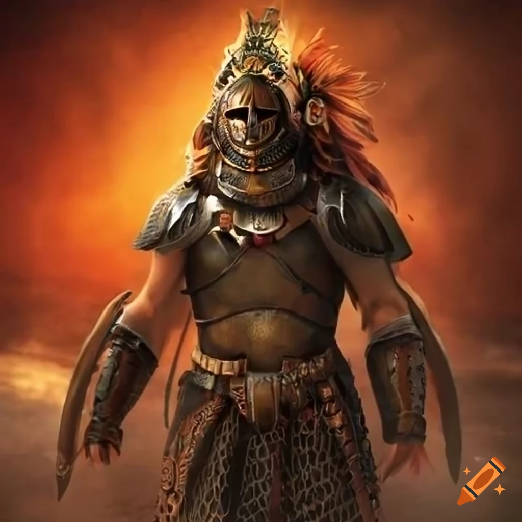 Aztec themed plate armor