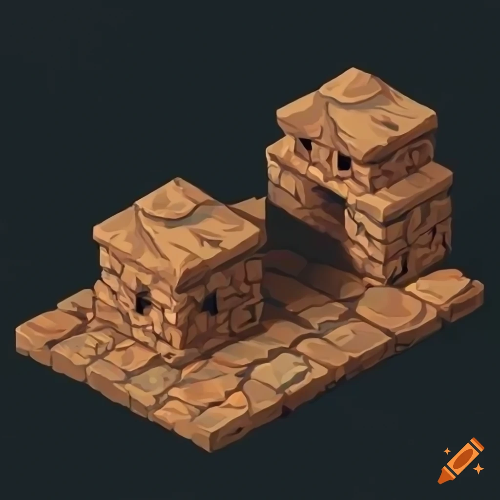 Sandstone rpg tiles isometric