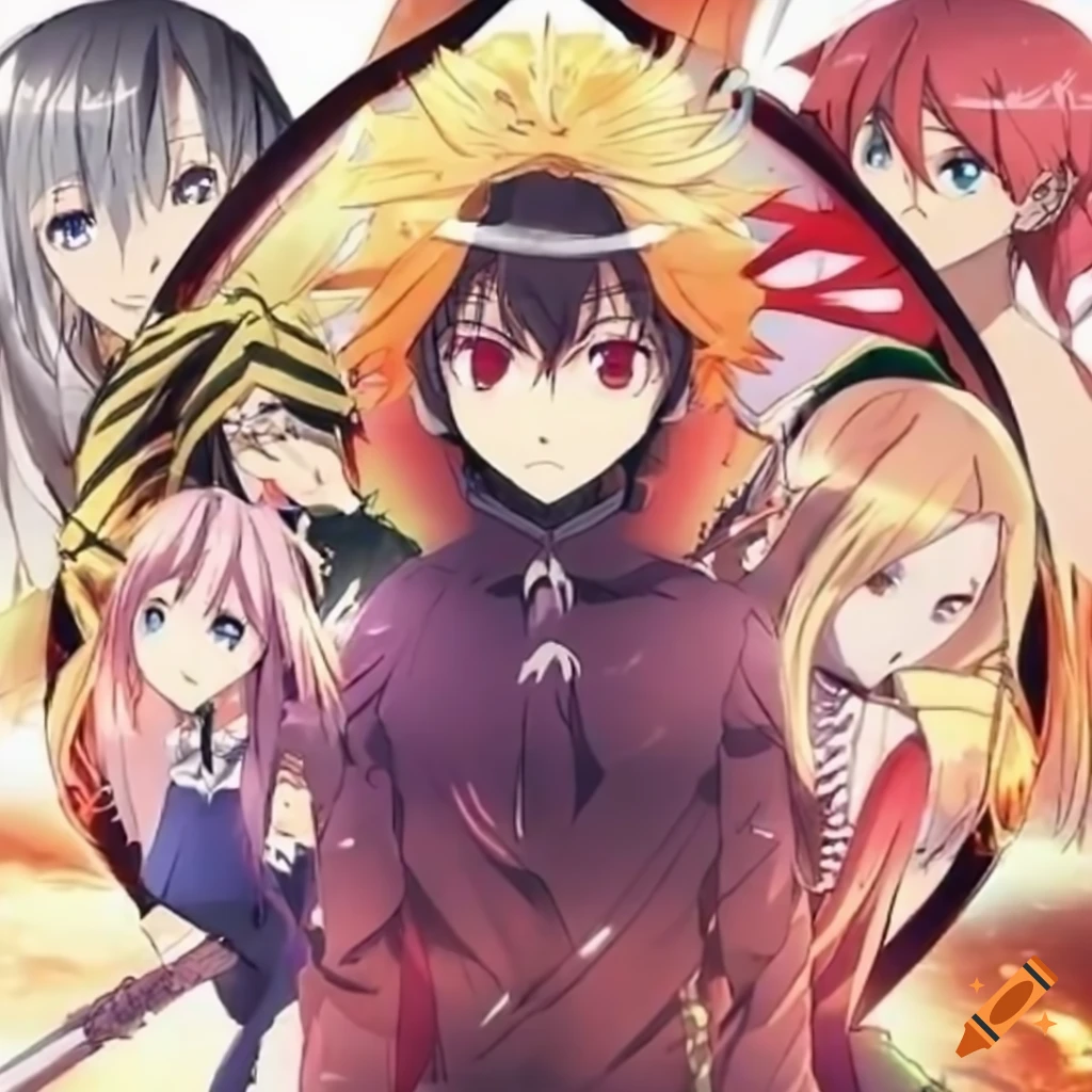 Top 10 anime in one frame