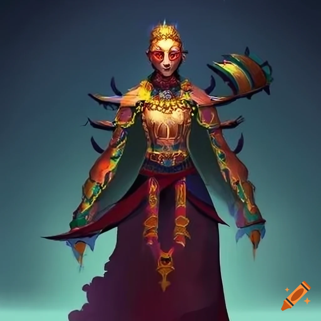 In this captivating concept art, we are transported to the awe ...