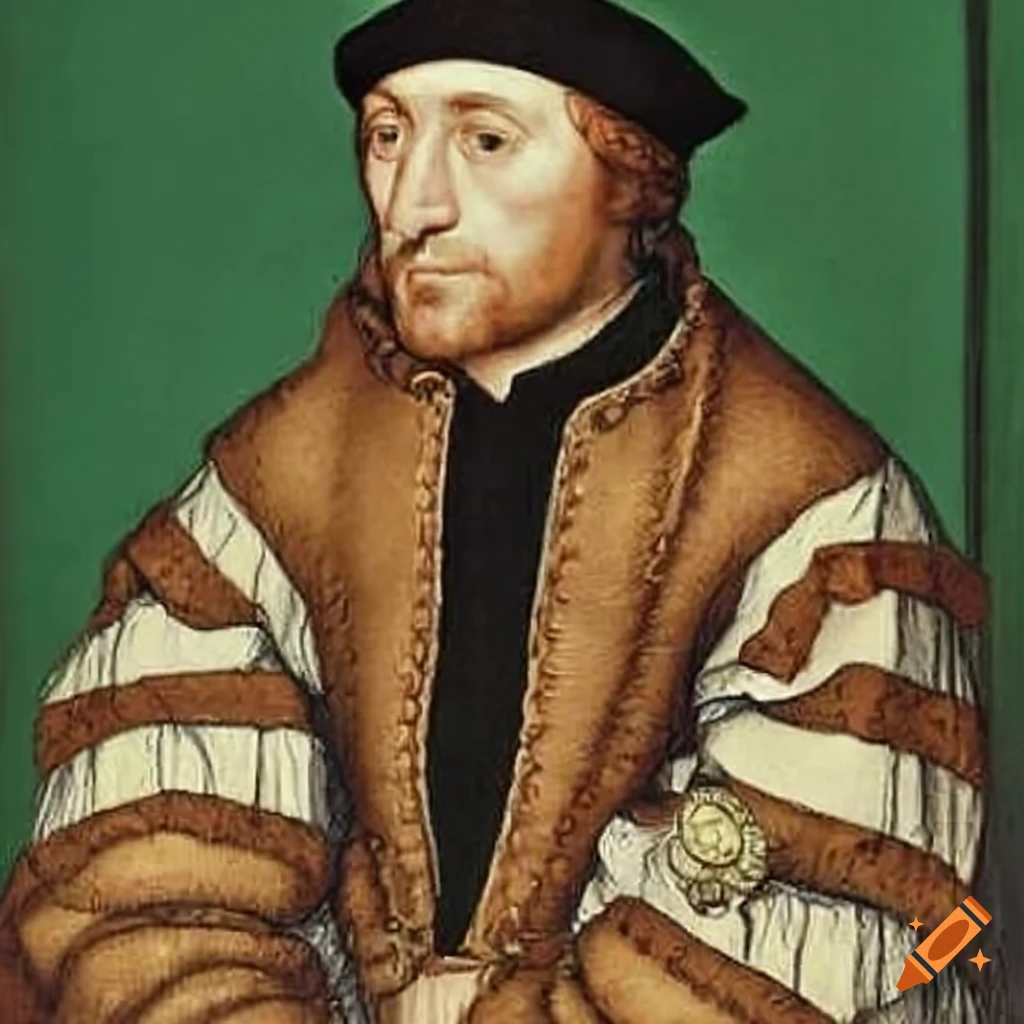 Northern renaissance portrait of john lennon, painting by hans holbein ...