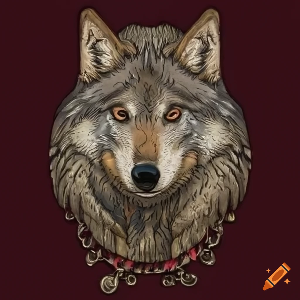 Angry Wolf Pack Drawing