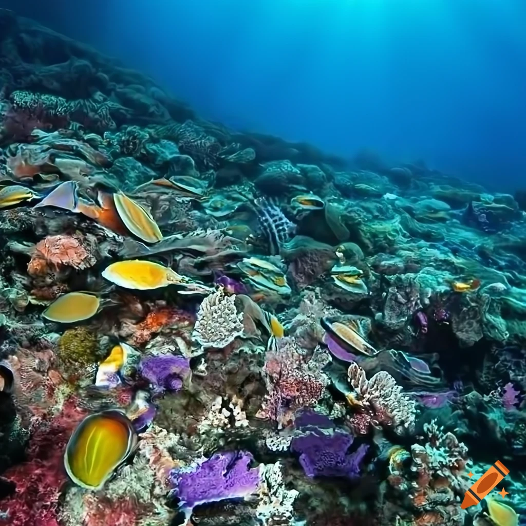 Beautiful Tubbataha Reef (Philippines), with fine details, high ...