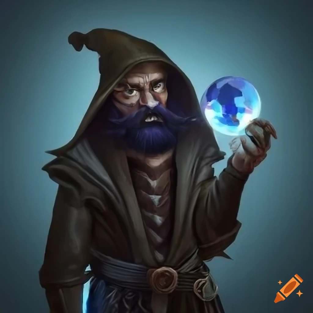 Fantasy-inspired, artistic, detailed, 4k, hobbit, halfling, wizard ...