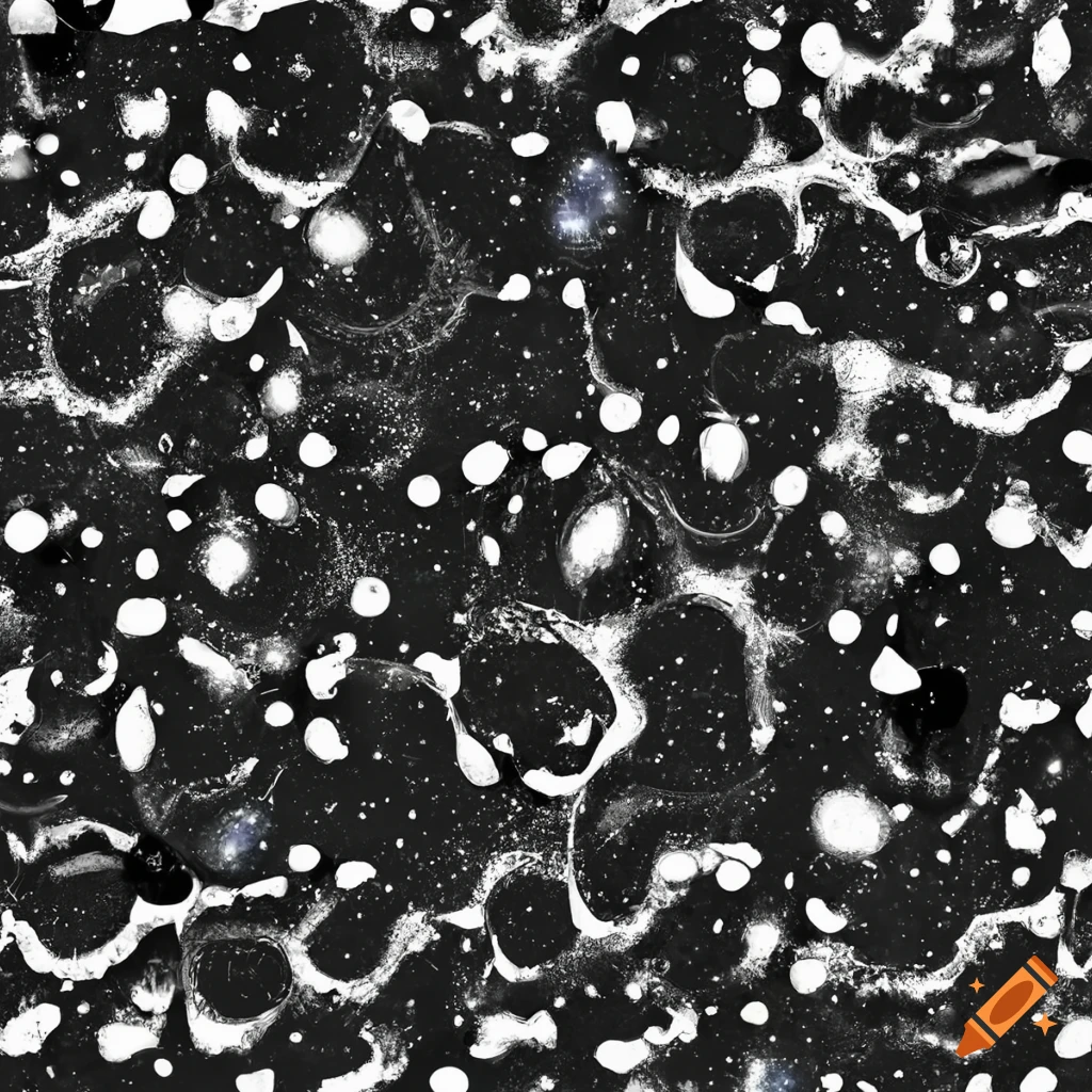 Black/white galaxy pattern on Craiyon