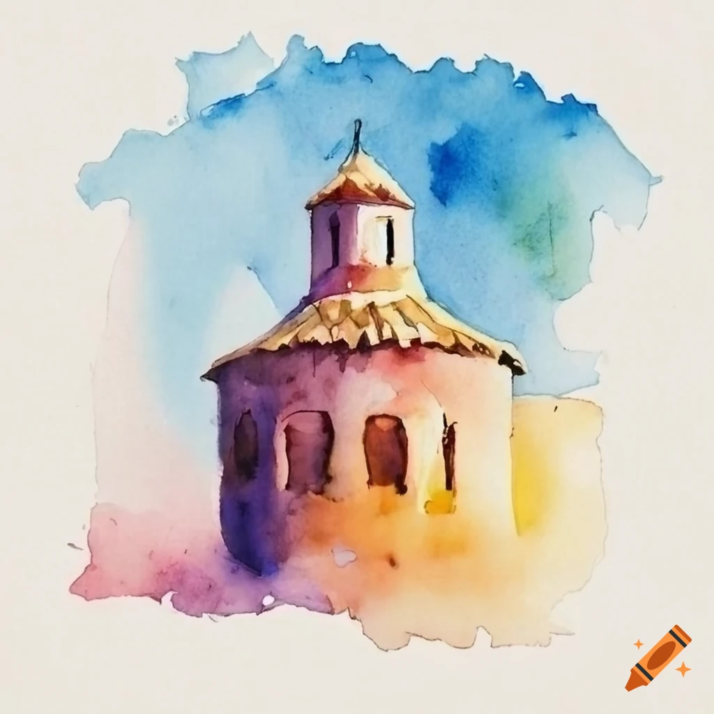 Watercolour code d' azur on Craiyon