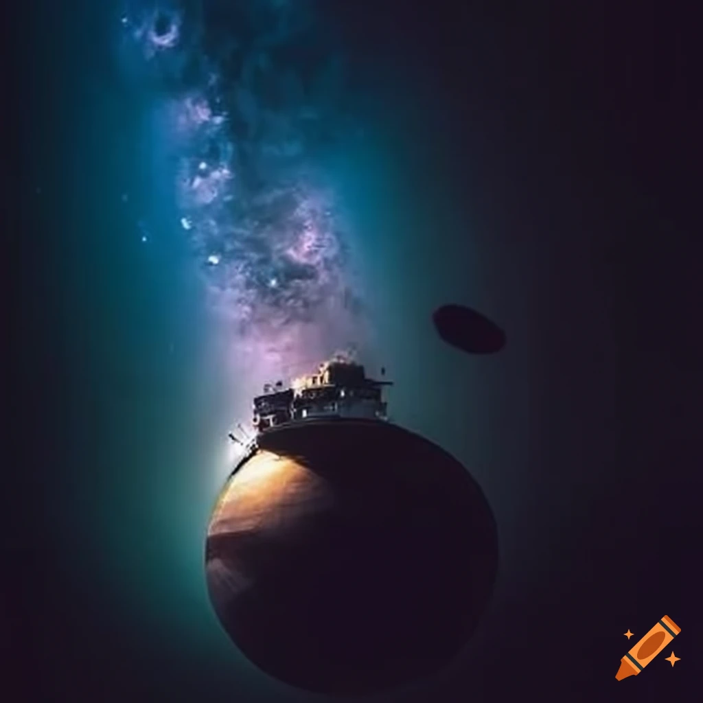 Space travel with a ship