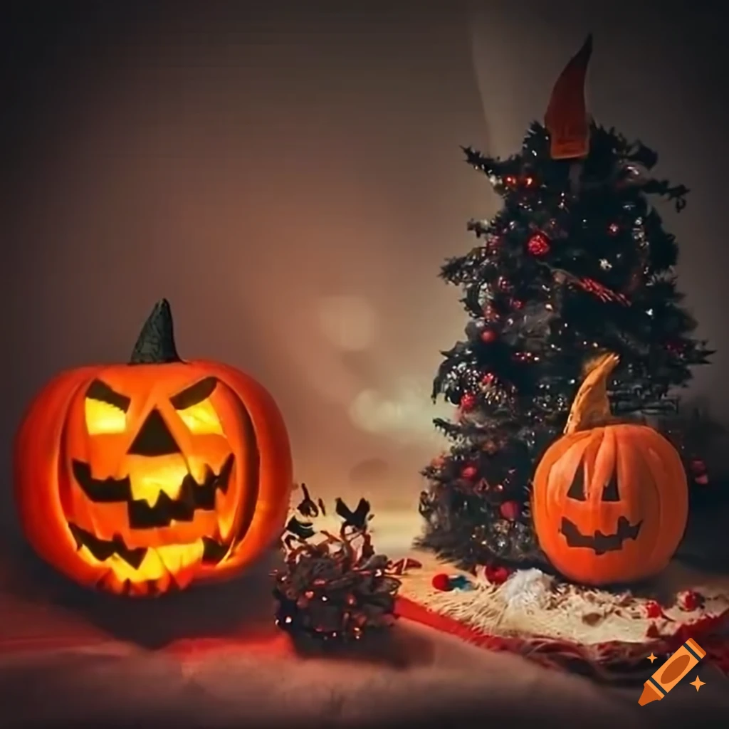 Halloween christmas on Craiyon