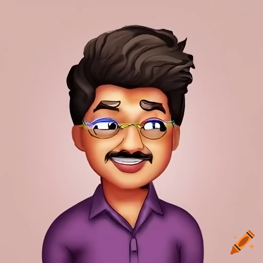 Indian guy bitmoji on Craiyon