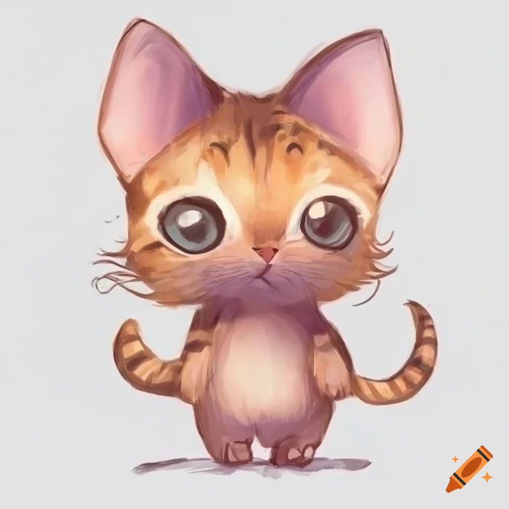 Please draw a little cat