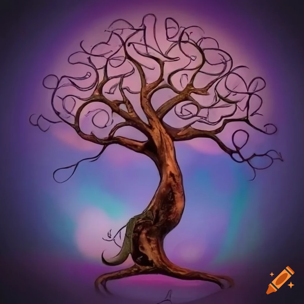 Customized fig tree inspired to celtic zodiac signs on Craiyon