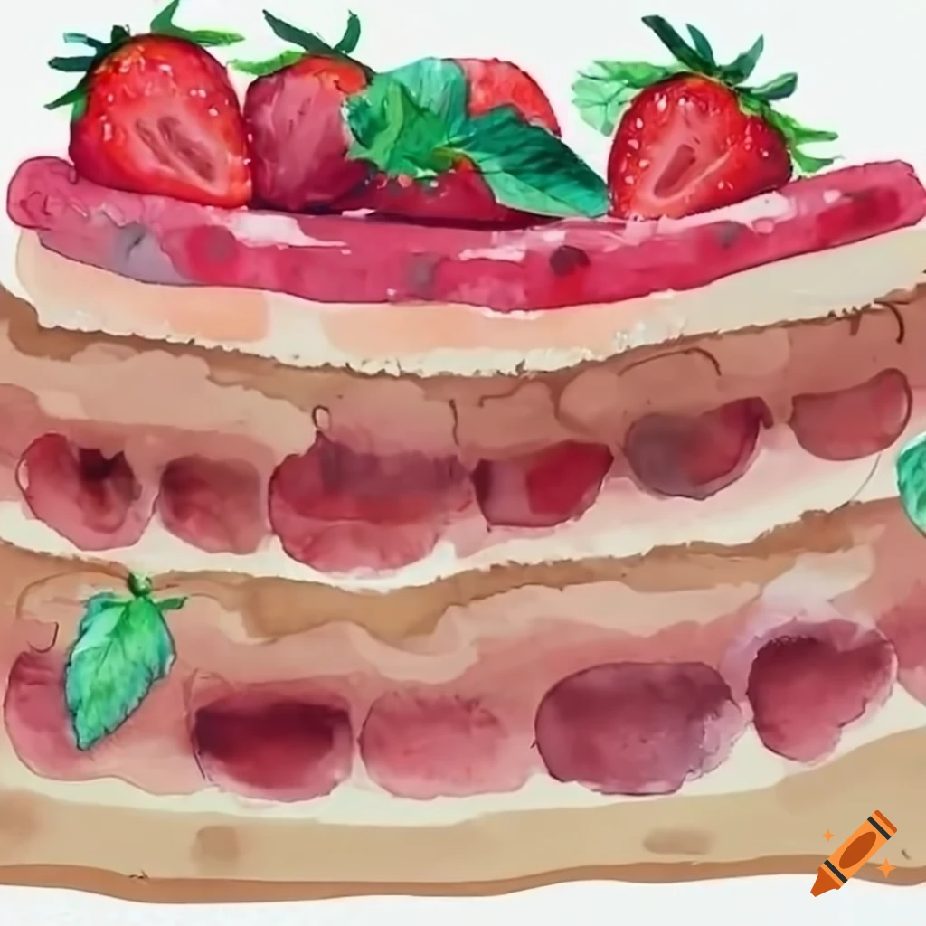 Strawberry cake