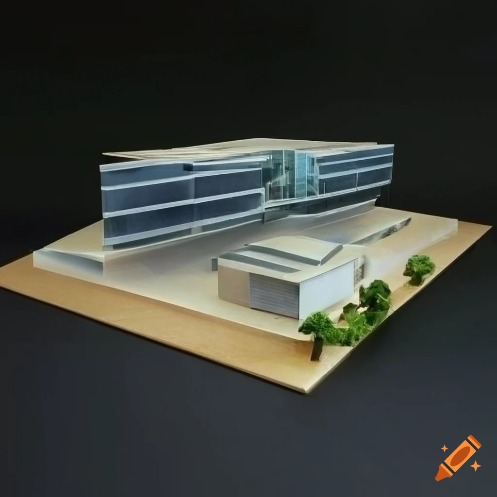 Virtual volume, concept model architecture monumental 10 floor void ...