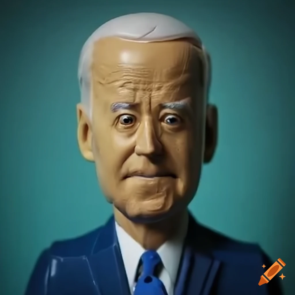Joe biden as a lego figure