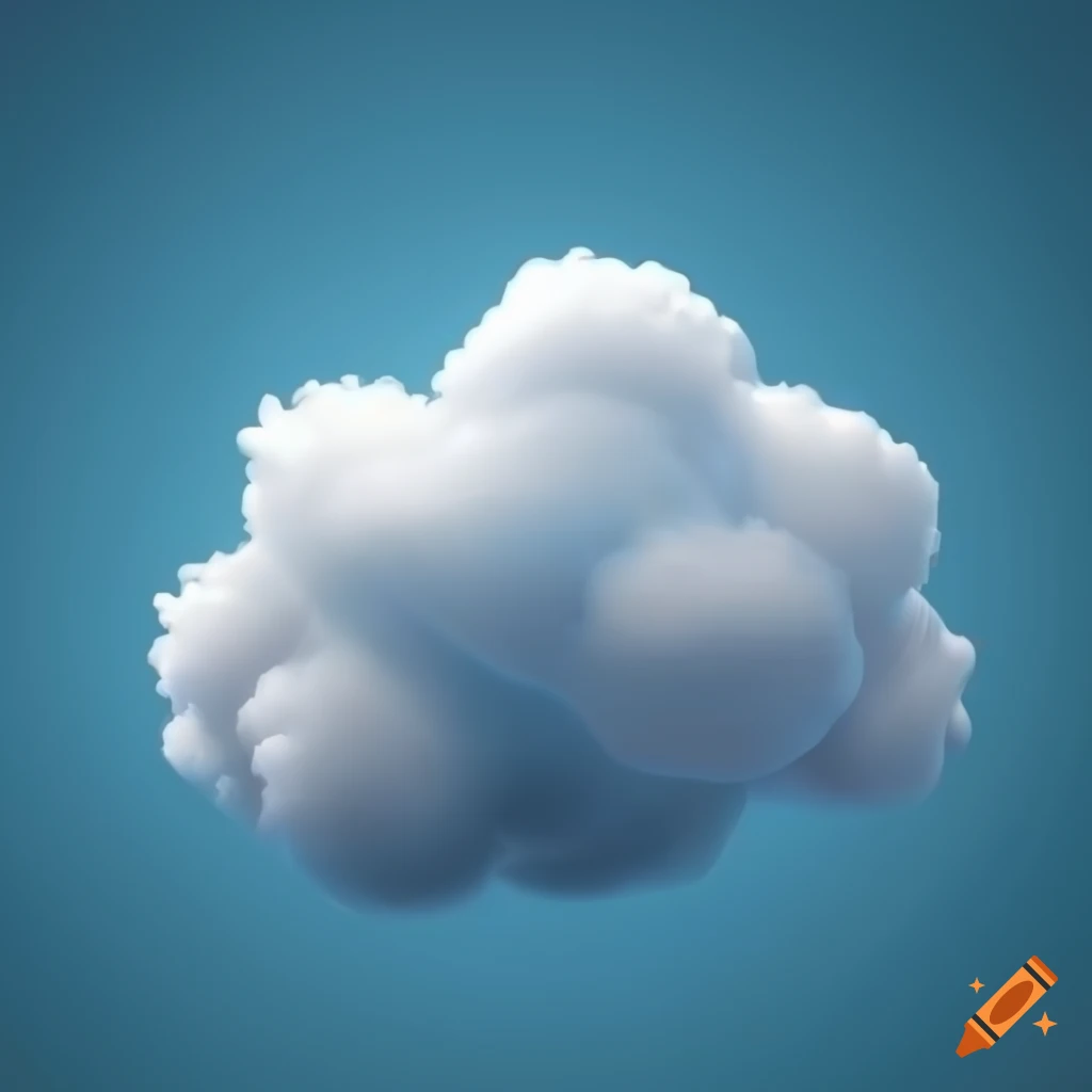 3d render cloud