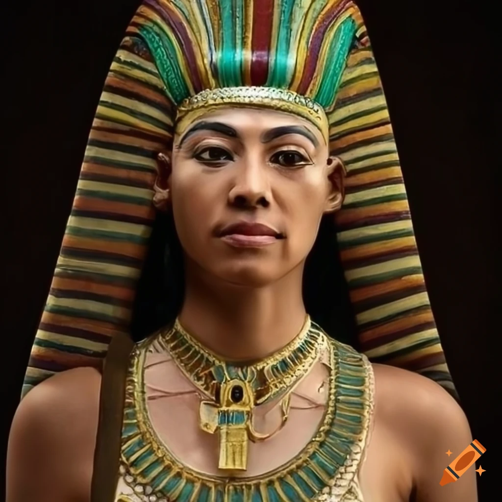 Egyptian: amunet ‘primordial goddess’, modern realistic style