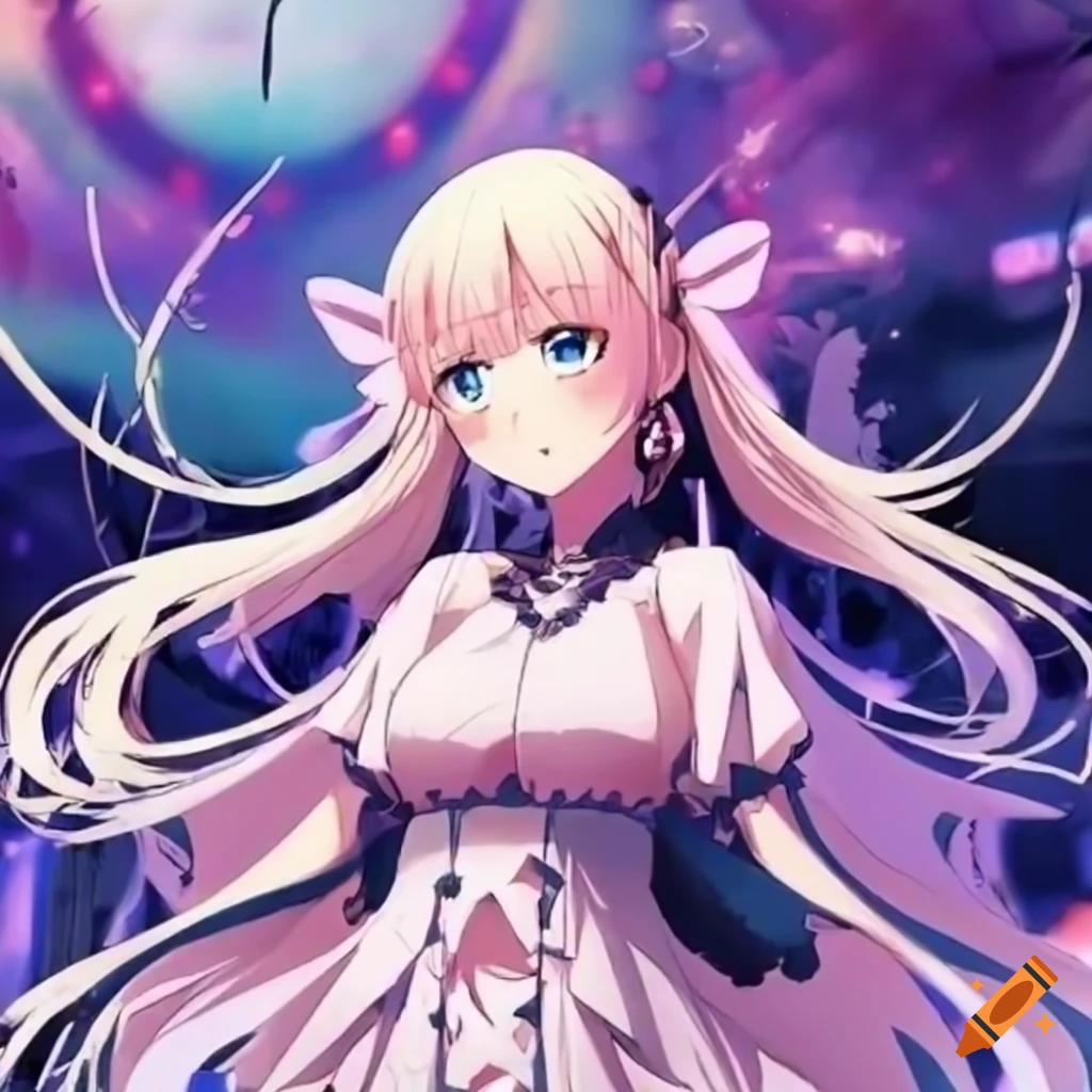 An anime girl who is an illusionist which thinks she is blessed by a ...