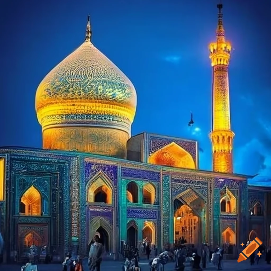 Mashhad city and imam reza shrine in 2050