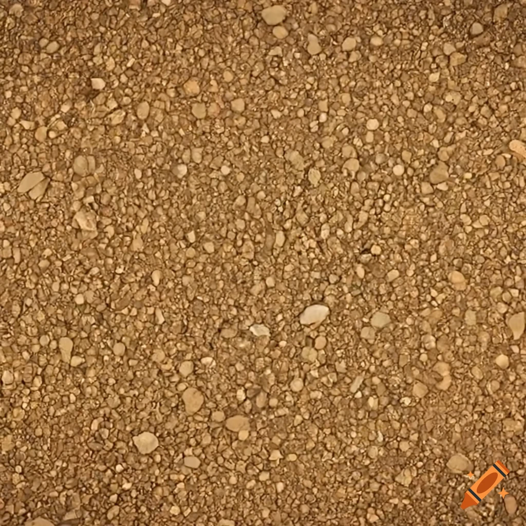 High-res photorealistic texture of sand and gravel