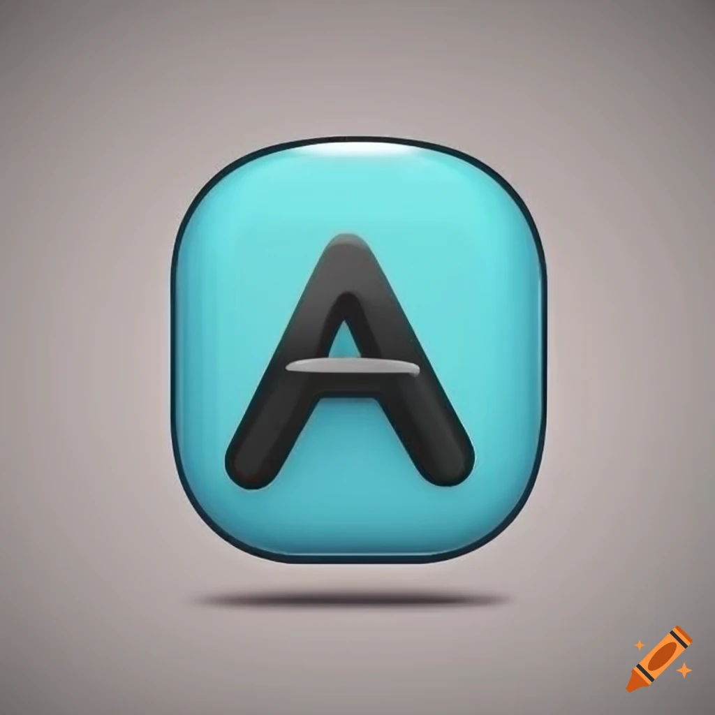 An app icon with the letter a