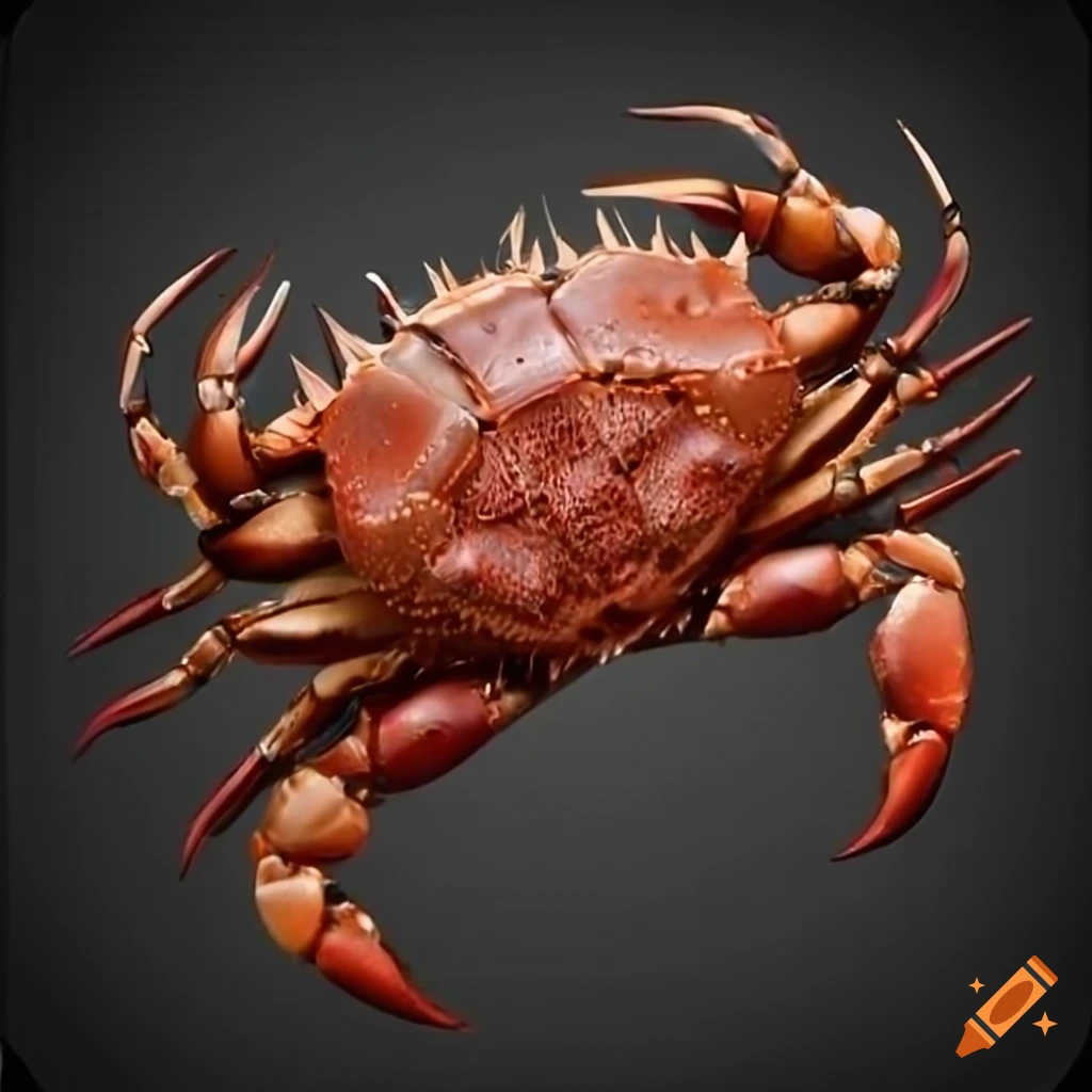 Texture of crab skin on Craiyon