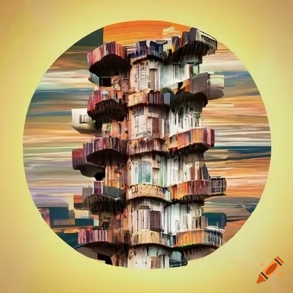 Bio-Totem Art - “Urban Collage: Generate a diagonal and vertical ...