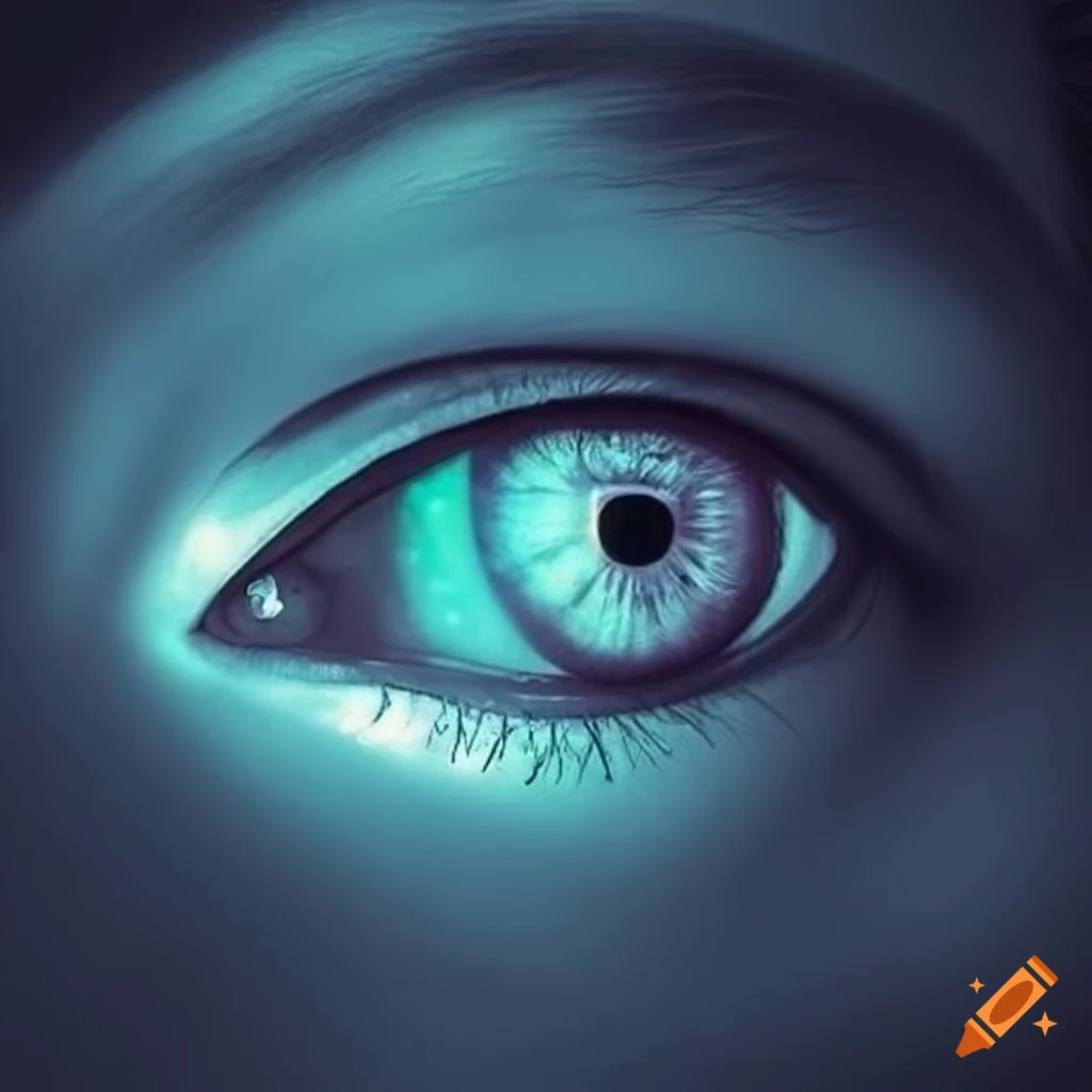 Artistic representation of a futuristic female eye on Craiyon