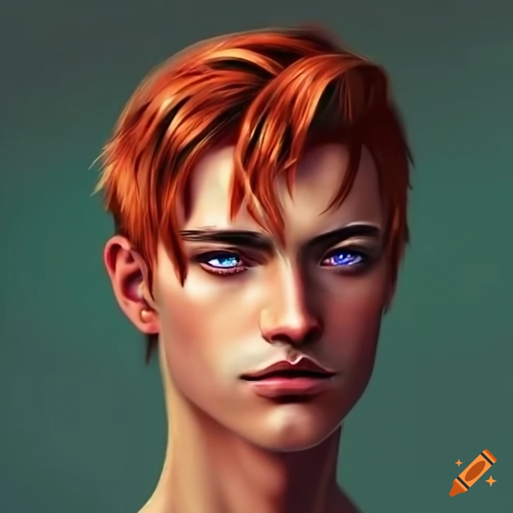 Male, a tall and slender with a commanding presence. His striking ...