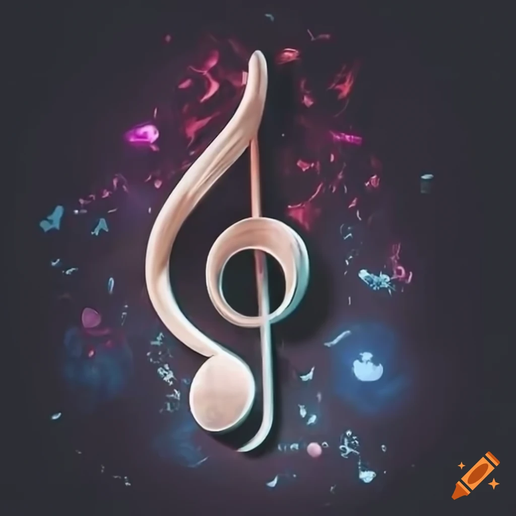 Website music header about music on Craiyon