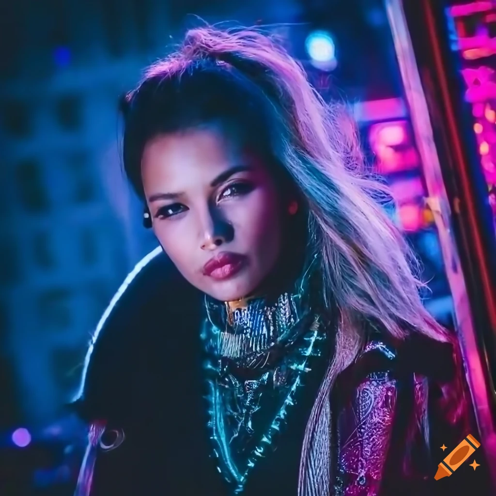 Intricate portrait of an exotic, high fashion, young FEMALE ...